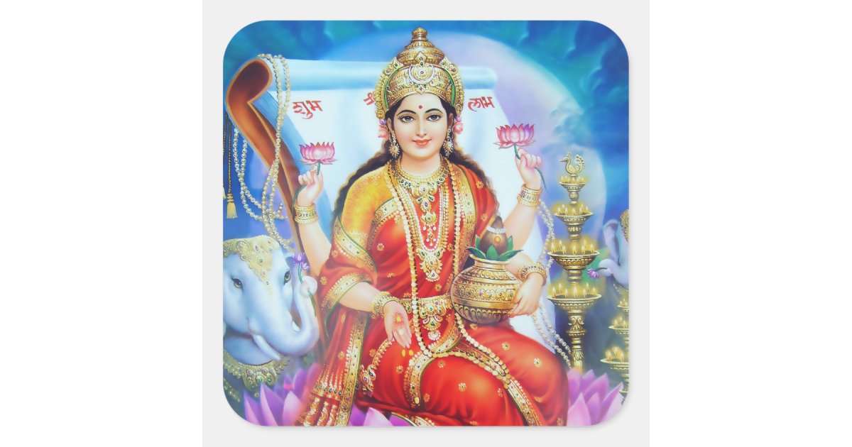 Lakshmi Stickers Version 1 | Zazzle