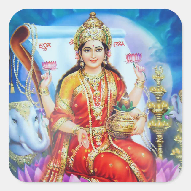 Lakshmi Stickers Version 1 | Zazzle