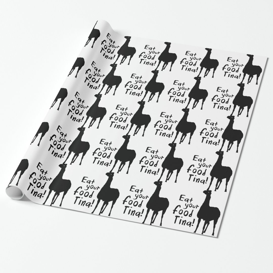 lama dynamite wrapping paper | Zazzle