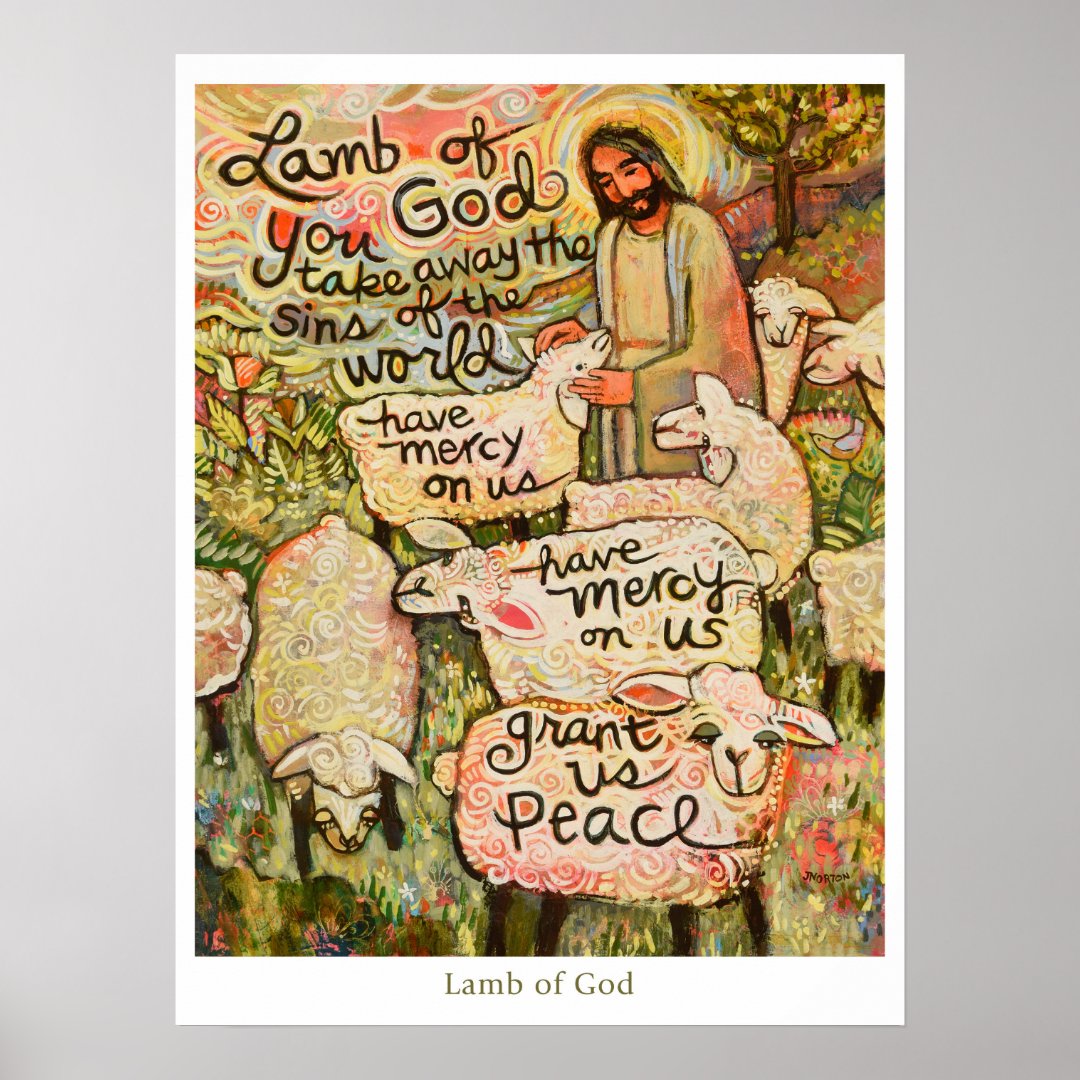 Lamb of God 18x24" Poster | Zazzle
