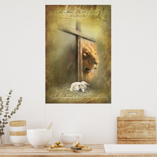 LAMB OF GOD - Christian Religious Posters | Zazzle