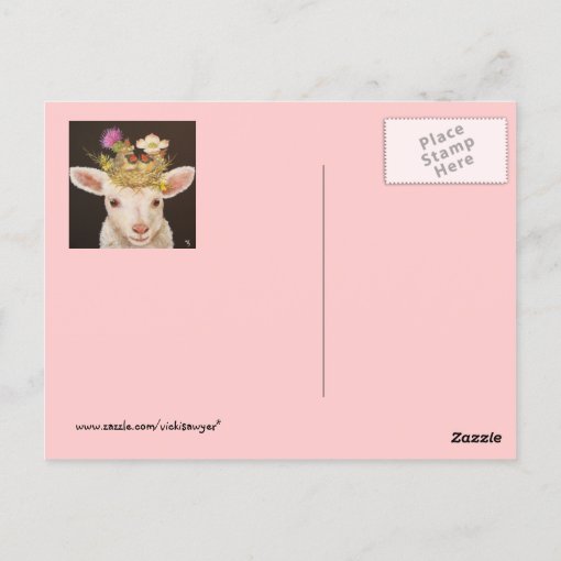 lamb postcard | Zazzle