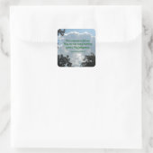 Lamentations 3:22-23 His compassions fail not... Square Sticker | Zazzle