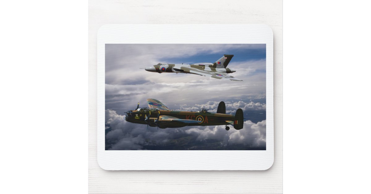 Lancaster and Vulcan XH558 Mouse Pad | Zazzle