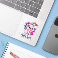 Lance-a-lotl Funny Axolotl Knight Pun Sticker | Zazzle