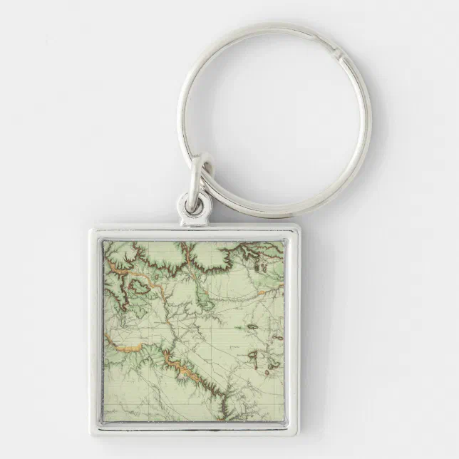 Land Classification Map of New Mexico Keychain | Zazzle