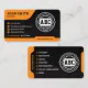Land clearing, Construction, Excavating, Black Business Card | Zazzle