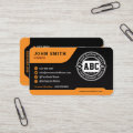 Land clearing, Construction, Excavating, Black Business Card | Zazzle