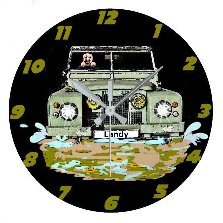 Land Rover Series Wall Clock | Zazzle
