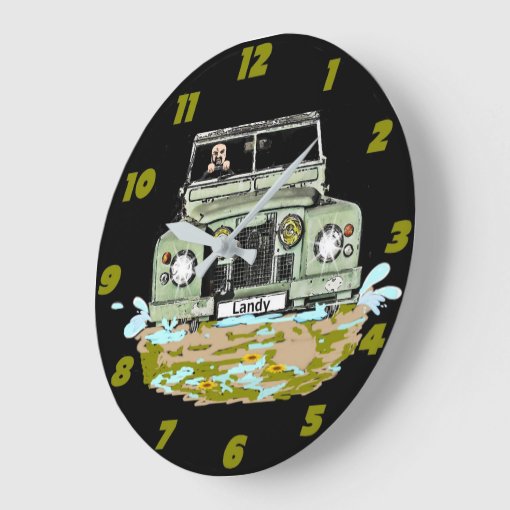 Land Rover Series Wall Clock | Zazzle