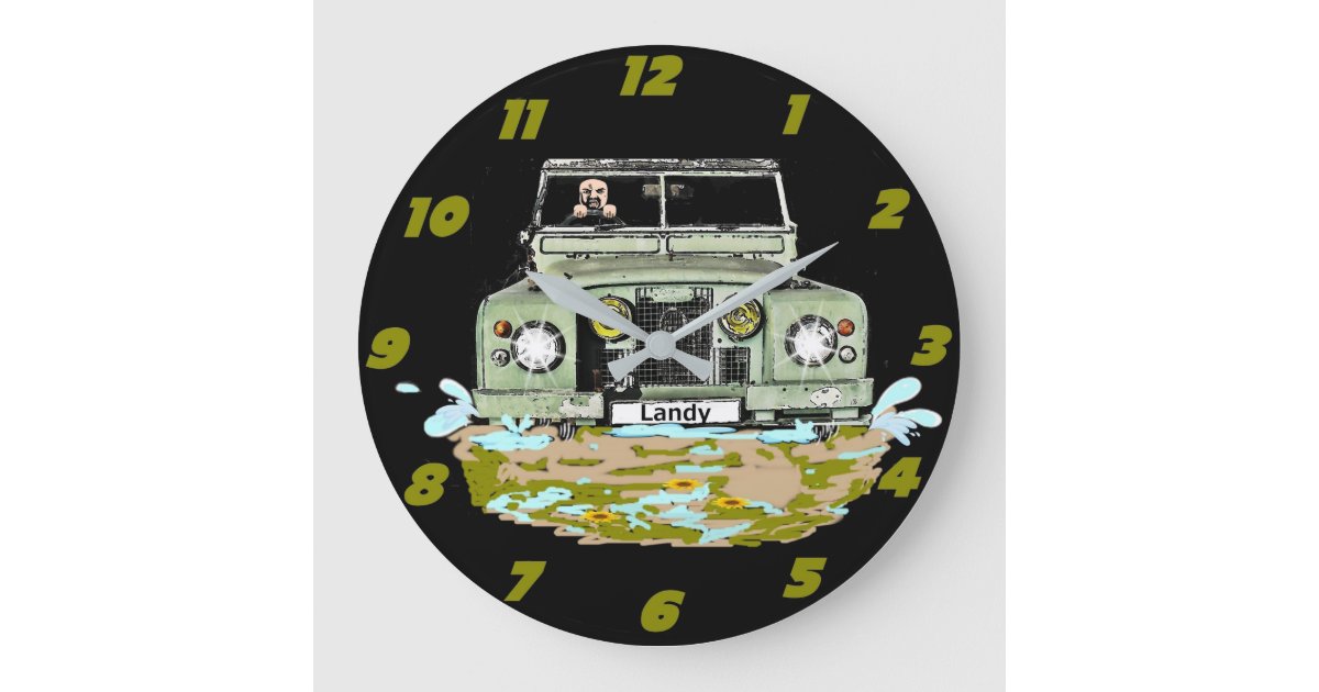 Land Rover Series Wall Clock | Zazzle
