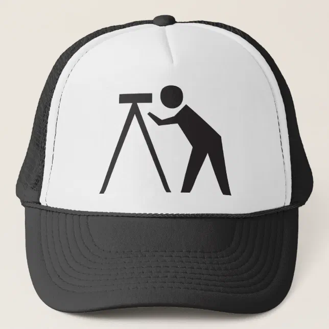 Land Surveyor at Work Haat Trucker Hat | Zazzle