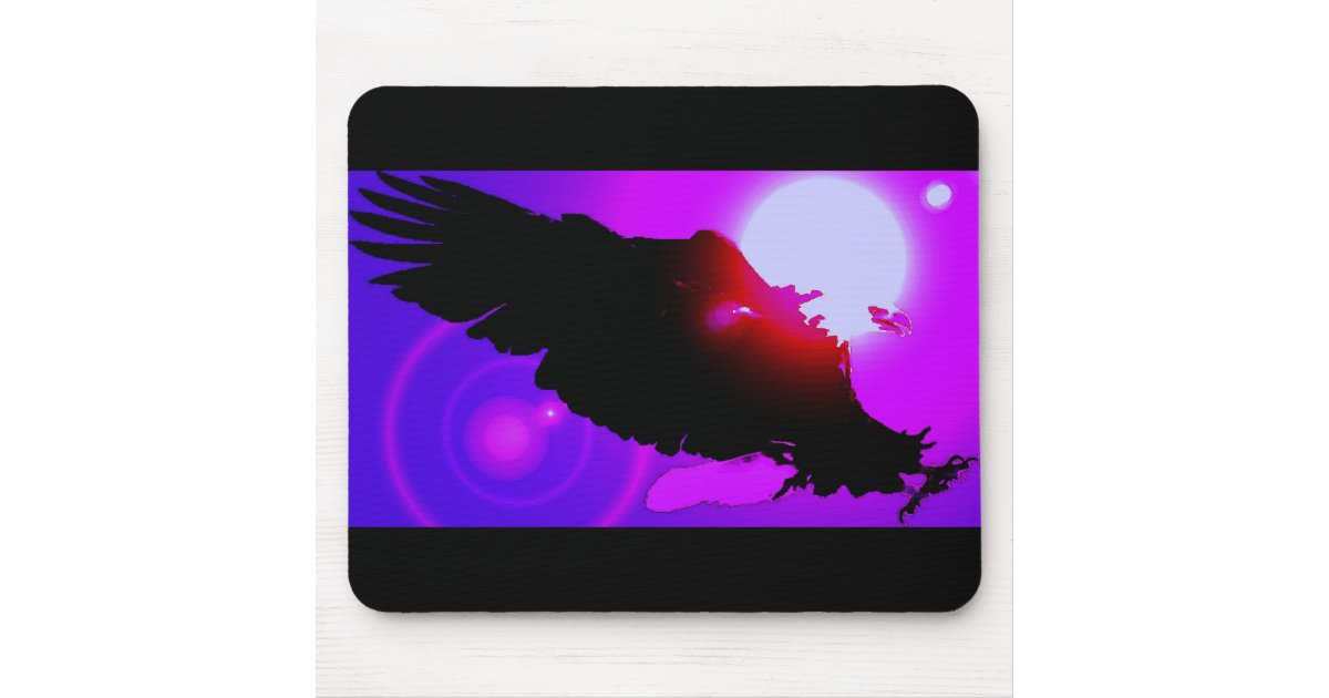 Landing Bald Eagle Mouse Pad | Zazzle