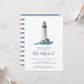 Landmark | Watercolor Lighthouse Engagement Party Invitation | Zazzle