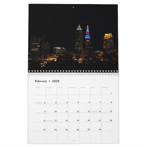 Landmarks Cleveland Ohio Calendar | Zazzle