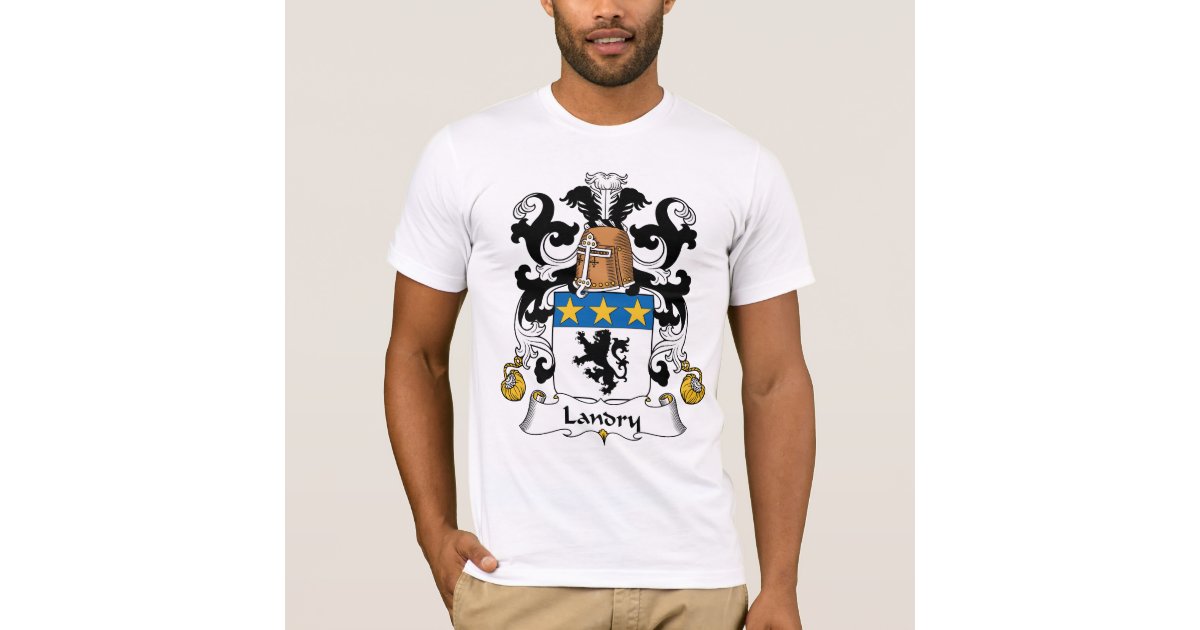 Landry Family Crest T-Shirt | Zazzle
