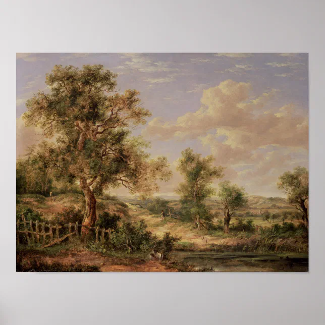 Landscape, 19th century poster | Zazzle
