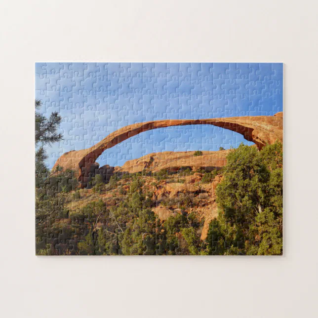Landscape Arch at Arches National Park Jigsaw Puzzle | Zazzle