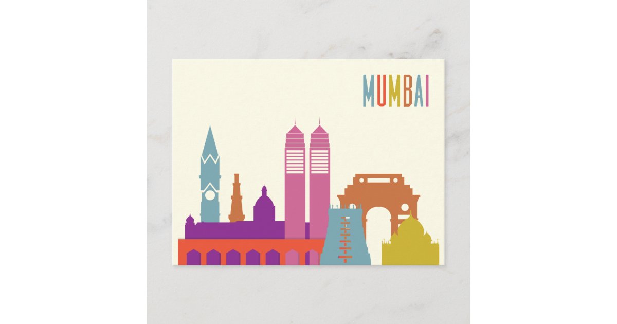 Landscape City View | Mumbai, India Postcard | Zazzle