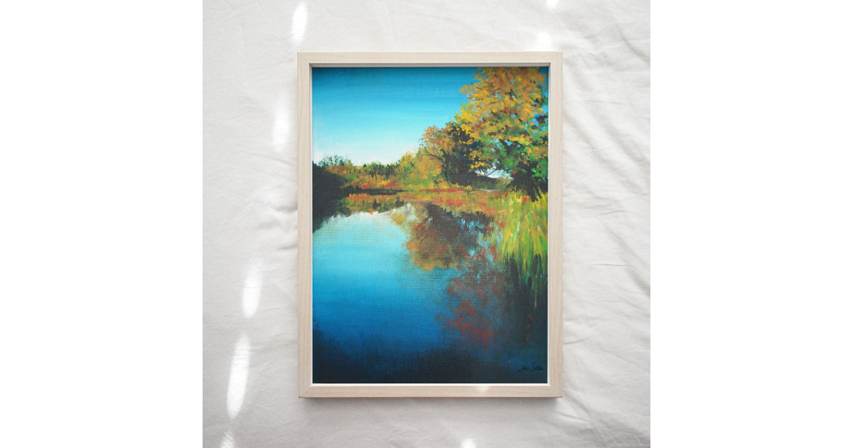 Landscape Fine Art River Art Print | Zazzle