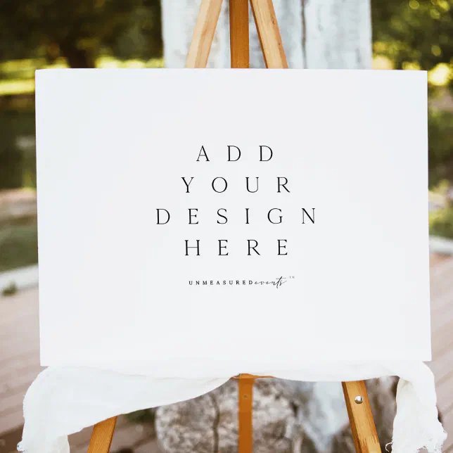 Landscape Horizontal Sign Foam Core Board Printing | Zazzle