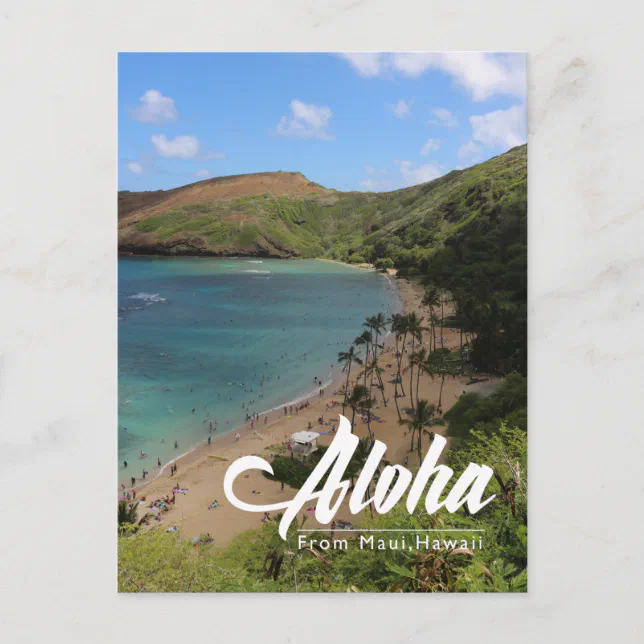 landscape maui Hawaii postcard | Zazzle