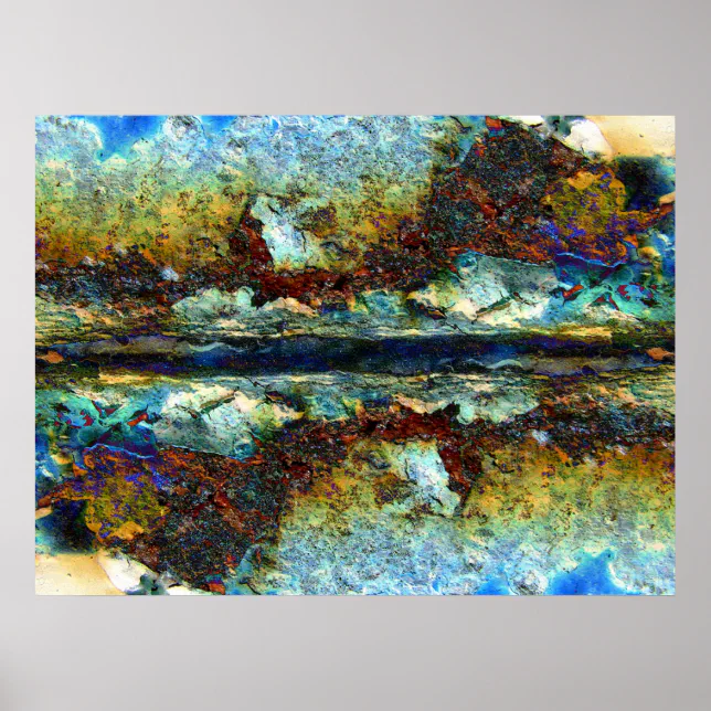 Landscape of Rust Poster | Zazzle
