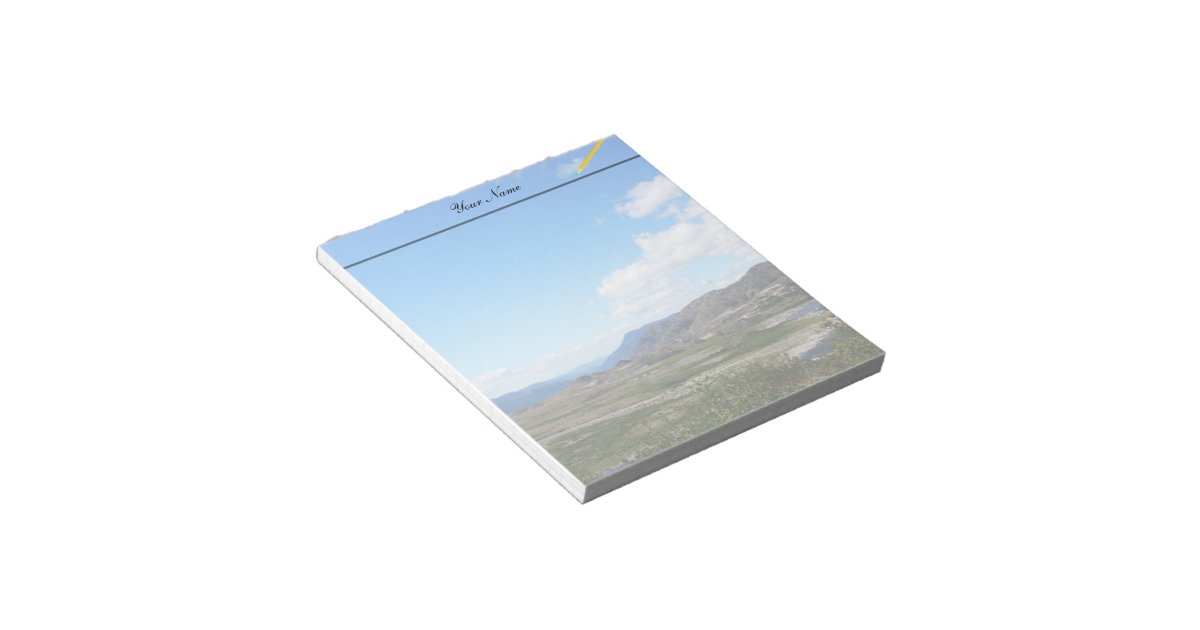 Landscape photography notepad. notepad | Zazzle
