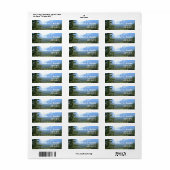 Landscape picture personal address labels. label | Zazzle