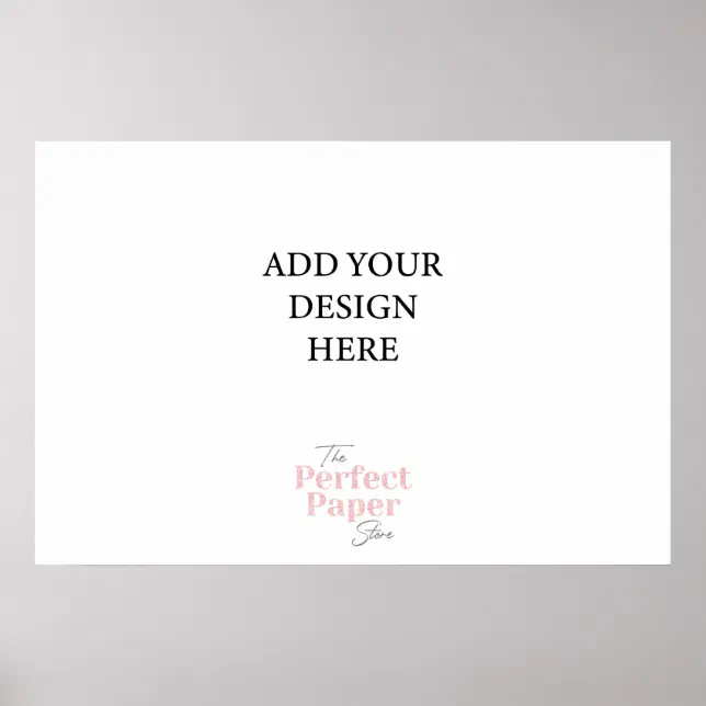 Landscape Poster Template (20 x 30 inch) | Zazzle