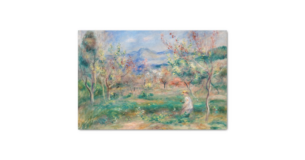 Landscape, Renoir Tissue Paper | Zazzle