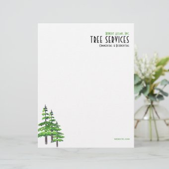 Landscape Tree Services Letterhead | Zazzle