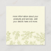 Landscaping Architecture | Juniper Branches Square Business Card | Zazzle