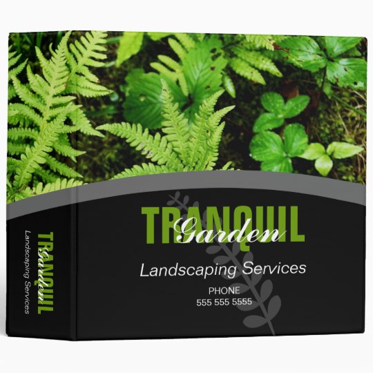 Landscaping Business 3 Ring Binder | Zazzle.com