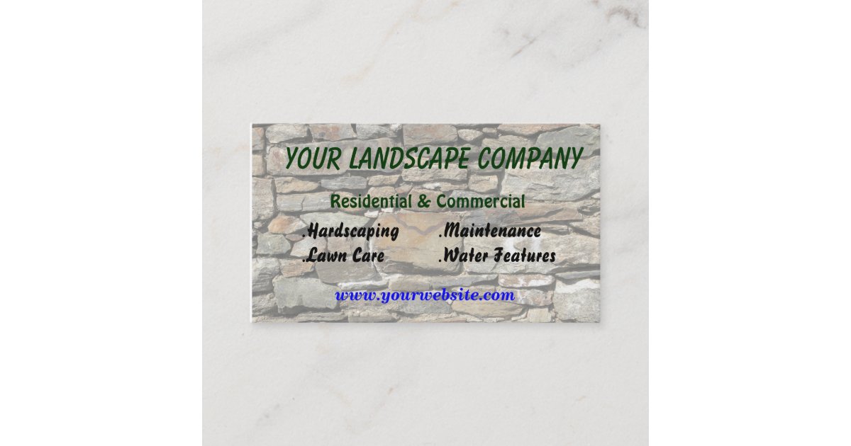 Landscaping Business Card Template | Zazzle