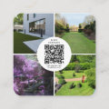 Landscaping Gardening Photo QR Code Social Media Square Business Card ...