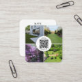 Landscaping Gardening Photo QR Code Social Media Square Business Card ...