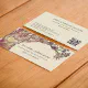 Landscaping Gardening Tree QR Code Business Card | Zazzle