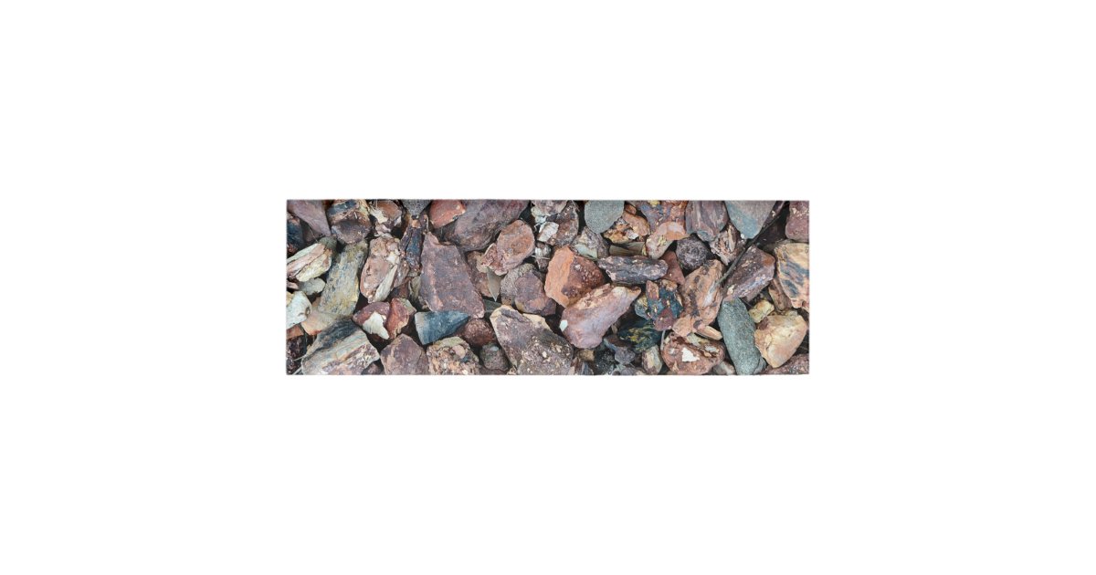 Landscaping Lava Rock Rubble and Stones Name Tag | Zazzle