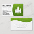 Landscaping | Lawn and Tall Trees Business Card | Zazzle