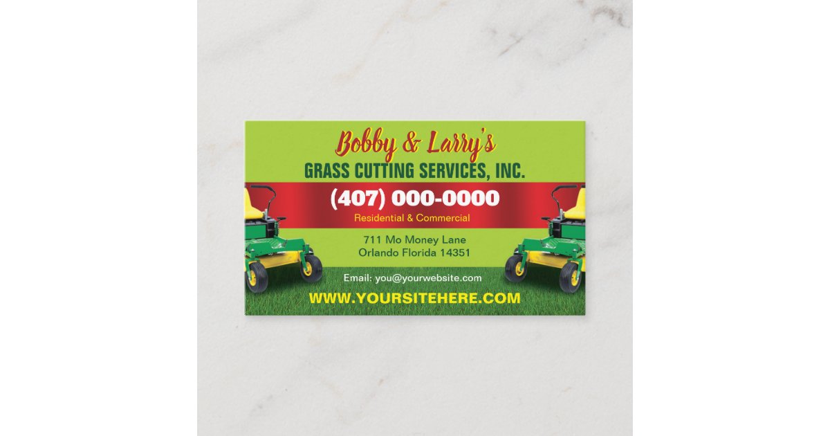 Landscaping Lawn Care Grass Cutting Business Card Zazzle Landscaping Lawn Care Grass Cutting Business Card Zazzle
