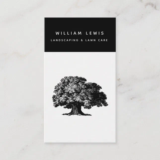Landscaping Lawn Care QR Code Social Media Business Card | Zazzle