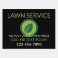 Landscaping & Lawn Service Professional Sign | Zazzle