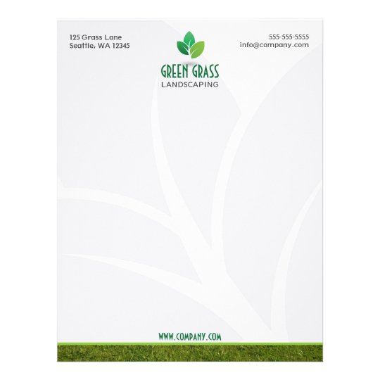 Landscaping Professional Letterhead | Zazzle.com