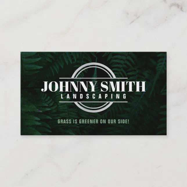 Landscaping Slogans Business Cards | Zazzle