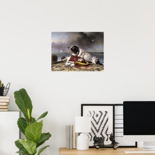 Landseer Saved Poster | Zazzle