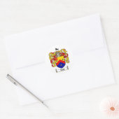 LANE FAMILY CREST - LANE COAT OF ARMS CLASSIC ROUND STICKER | Zazzle