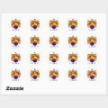 LANE FAMILY CREST - LANE COAT OF ARMS CLASSIC ROUND STICKER | Zazzle