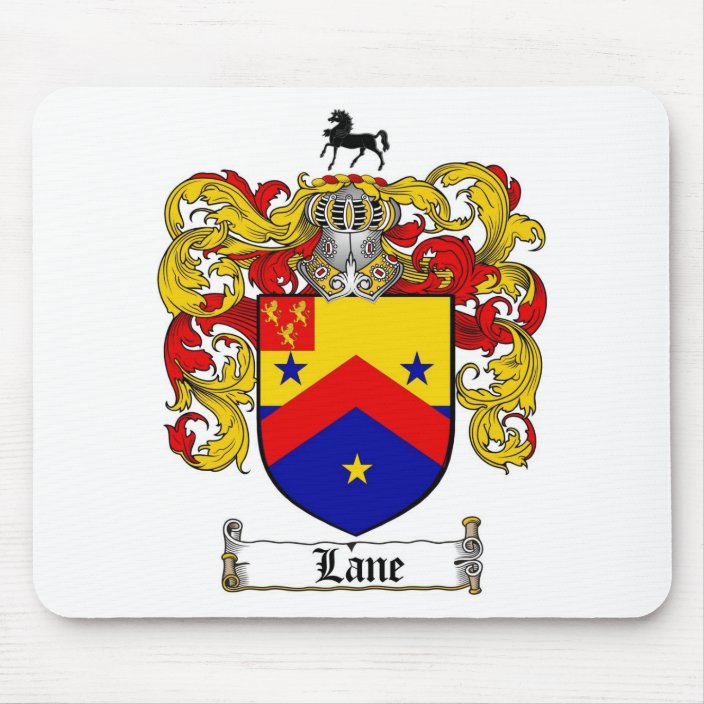 LANE FAMILY CREST - LANE COAT OF ARMS MOUSE PAD | Zazzle.com