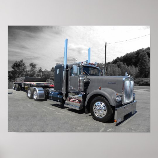 Lang's Kenworth A Model Poster | Zazzle.com